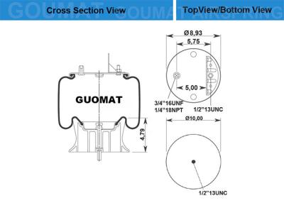 China 910 18.5P456 FIRESTONE AIR BAG FOR TRUCK Navistar 2027911C-2 IN THE BALLON Floating Bridge for sale