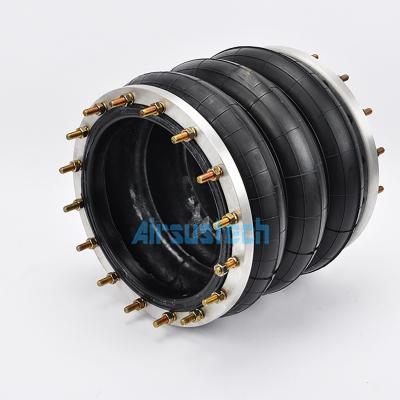 China Triple Convoluted Air Spring Actuator 360306H-3 Industrial Rubber Shocks for sale