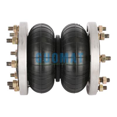 China GUOMAT 2H250180 Primavera de ar duplo enrolado com anel de flange de diâmetro máximo de 185 mm à venda