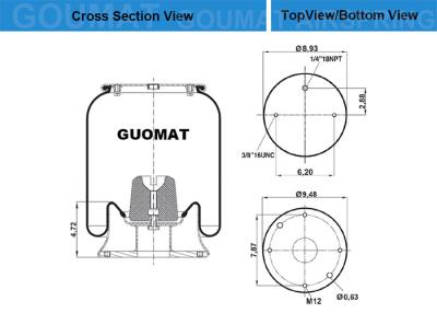 China CONTITECH 4154NP05 TRUCK AIR SPRING BAG FOR DAF 656991 - French car 5010239252 for sale