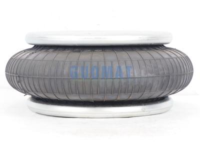 中国 巻き込み型エアスプリング 1/4NPTFプレート 工業用ゴムベロー 55mm-160mm 販売のため