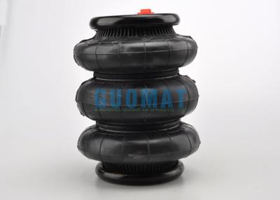 中国 トリプルコンボリュートエアスプリング 117mm-460mm ストローク 工業用ラバーエアショック ピックアップ用 販売のため