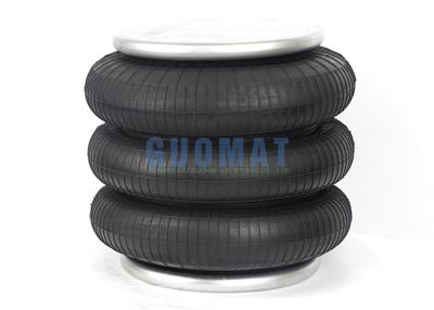 China 3B7330 Triple Convoluted Air Spring 157.5mm Center Distance Rubber Air Bellows for sale