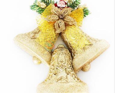 China Christmas Decoration Golden Christmas Jingle Bells for sale