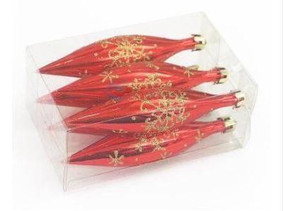 China Red Christmas Tree Decoration Promotional Christmas Decoration for sale