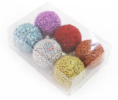 China Colorful Christmas Decoration Ball with Paillette for sale