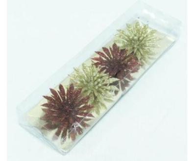 China Hot-selling 4pcs Christmas Decoration Flowers for sale