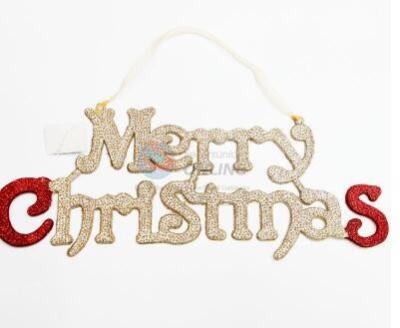 China New Arrivlas Merry Christmas Words Decoration for sale