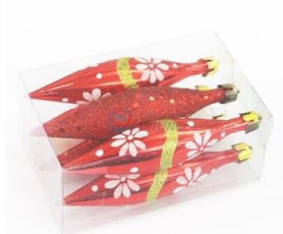 China Red Bulb Christmas Tree Decoration Promotional Christmas Decoration for sale