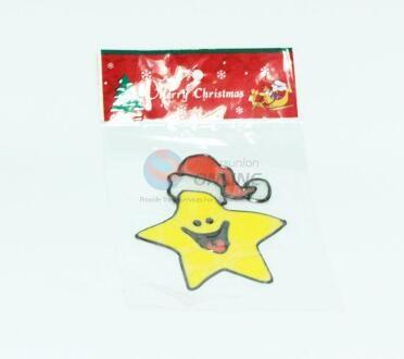China Hot-selling low price star shape Christmas window stickers for sale