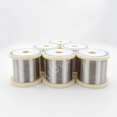 China 24 30 32 36 42 AWG Nichrome 60 liga Cr15Ni60 fio de resistência elétrica para elementos de aquecimento for sale