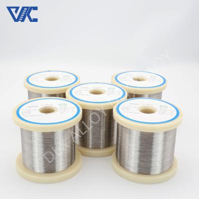 China Fios de resistência elétrica de ligas de nícromo brilhantes e macios Cr20Ni80 Cr15Ni60 para aquecimento de fornos for sale