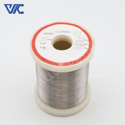 Cina Cavo di riscaldamento della lega di resistenza del cavo del nicromo Cr20 del Ni 80 per Heater Coils in vendita