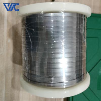China Fabrieksprijs Nichroom legering Cr20Ni80 Ni80 Elektriciteit verwarming weerstand Vlak draad / Robbins for sale