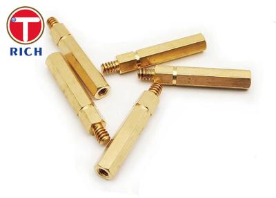 Cina Parti d'ottone di CNC dell'OEM per CA/CC a fibra ottica di rame Pin Metal Processing in vendita