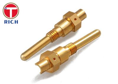 Cina Parti d'ottone di CNC dell'OEM per CA/CC a fibra ottica di rame Pin Metal Processing in vendita