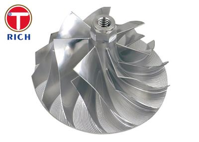 China Machining Parts CNC Five-Axis Finely Carved Aluminum Alloy Impeller Micro Parts for sale