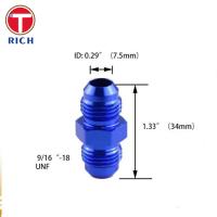 China Threaded Pipe Adapter Double Headed Oil Pipe Joint Nut For Modified Automobiles for sale