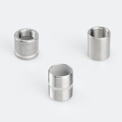 China Customized Threaded Pipe Union 304 Stainless Steel Water Pipe Joint Inner And Outer for sale
