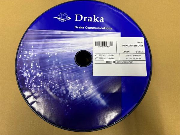 Quality Speed Network Connection OM4 Fiber Multimode 50 125 Fiber 0.6dB/Km Attenuation 1300nm for sale