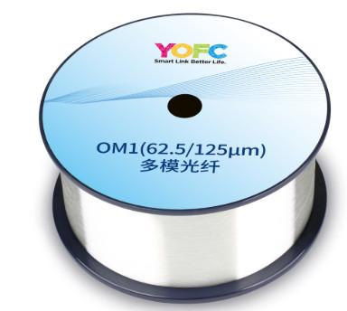 Quality OM1 Bare Fiber Optic 62.5μm Multimode Fiber Spool For Delivery Length 4.4-17.6km for sale