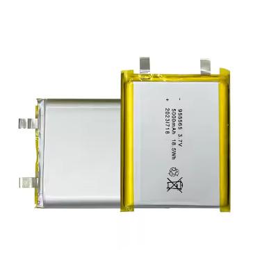 China 955565 3.7 V 500mah Lipo Battery Customized Rechargeable Pouch Pack Battery for sale