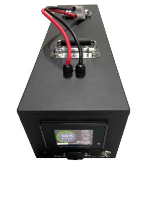 China Lange levensduur 50Ah LiFePO4 Lithium 48 Volt Golfkartenbatterijen voor elektrische karren en marine toepassingen Te koop