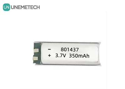 China 801437 3A High Rate Polymer Battery 3.7v 350mah Lipo Battery Voor IoT elektronische apparaten Te koop