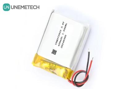 China angepasste 3,8V 420mAh Lipo-Hochvoltbatterie 372933 4,35V Lithiumbatterie für Smart Watches zu verkaufen