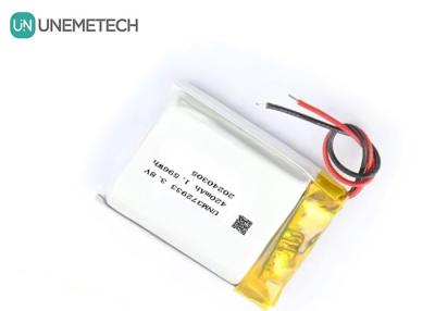 China angepasste 3,8V 420mAh Lipo-Hochvoltbatterie 372933 4,35V Lithiumbatterie für Smart Watches zu verkaufen