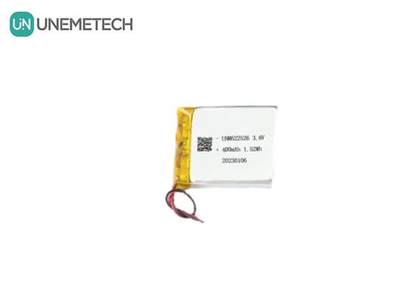 Quality Custom 3.8V 400mAh High Voltage Lithium Ion Battery Pack 622526 For Smart for sale
