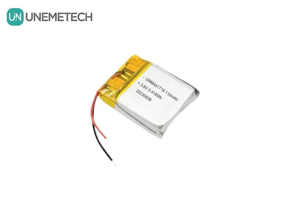 Quality 3.8V 441718 High Voltage Polymer Lithium Ion Battery 110mAh for Medical Bracelet for sale