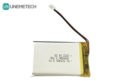 China MSDS Goedgekeurde 3,7V Polymer Lithium Ion Battery 1000mAh 523450 voor thuisgebruik Te koop
