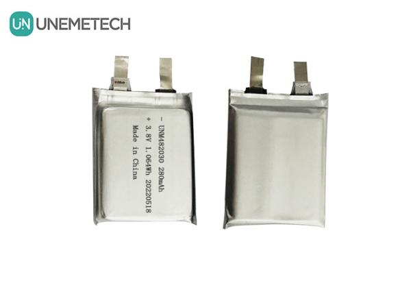 Quality 3.8V 280mAh Lipo Battery 482030 4.35V High Voltage Li-ion Polymer Battery CE for sale