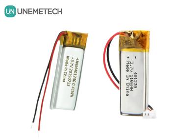 中国 401230 リチウムポリマー電池 3.7V 110mAh リッチャージ可能なリポ電池 イヤホン用 販売のため