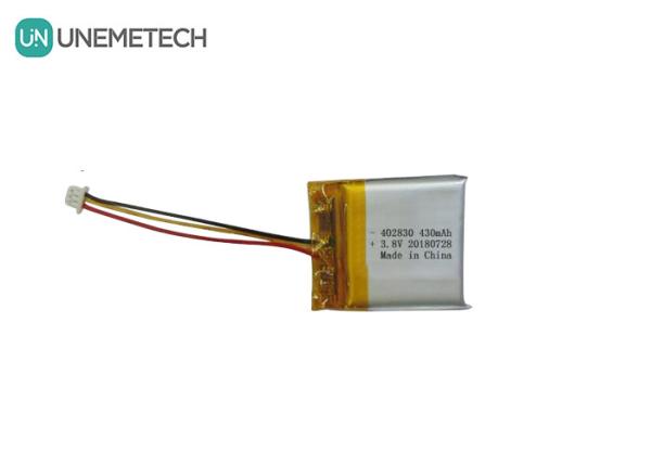 Quality High Voltage Li-Polymer Battery 402830 3.8V 430mAh HV LiPo Batteries For Medical for sale