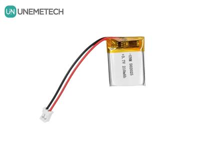 China 3.7V 210mAh Custom Lithium Polymer Battery 502025 with PCB and Lead Wires for E-bike System for sale