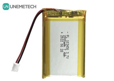 China 3.7V 2000mAh oplaadbare lithium-polymerbatterij 103450 Grote capaciteit voor elektrische borstpomp Te koop