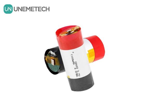 Quality 3A Discharge Cylindrical Polymer Lithium Ion Battery 18400 3.7v 1100mah LiPo for sale