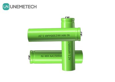 China 1.2V AA 1500mAh oplaadbare NiMh-batterijen AA1500 voor elektrisch scheermes Te koop
