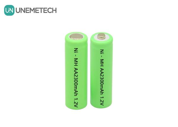 Quality OEM ODM NiMH Batteries 1.2V AA 2300mAh Rechargeable Battery AA2300 For Wireless Microphone for sale