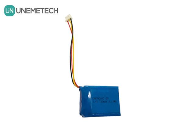 Quality 2S 7.4V Li-Polymer Battery Pack 782632 720mAh Custom Lipo Battery Pack for sale