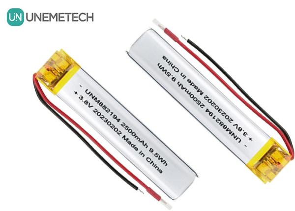 Quality Custom 882194 High Voltage LiPo Battery 4.35V 2500mAh 1 Year Warranty for sale