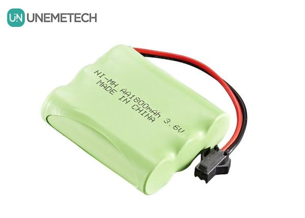 Quality 3.6V NiMH Battery Packs 1800mAh Rechargeable AA Batteries For Remote Control Toy for sale