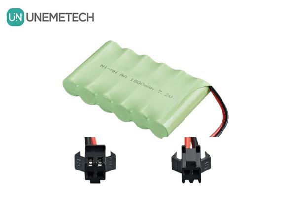 Quality 7.2V NiMH Battery Packs 1800mAh Nickel Metal Hydride Batteries For Remote for sale