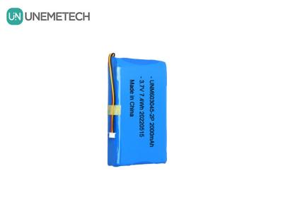 China Lithium-polymerbatterij met grote capaciteit 603045 2P 3.7V 2000mAh Smart Door Lock Battery Te koop