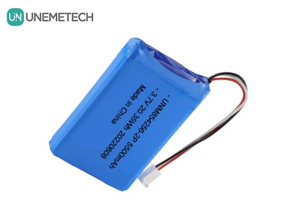 Quality 3.7V Li Poly Rechargeable Battery Pack 854256 2P 5500mAh Industrial Equipment for sale