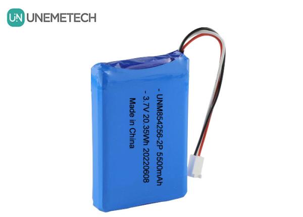 Quality 3.7V Li Poly Rechargeable Battery Pack 854256 2P 5500mAh Industrial Equipment Batteries for sale