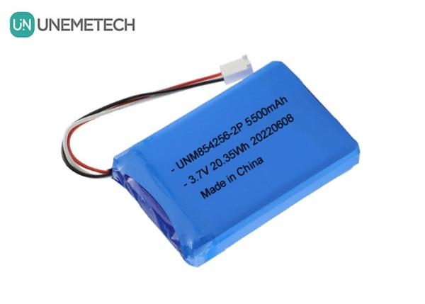 Quality 3.7V Li Poly Rechargeable Battery Pack 854256 2P 5500mAh Industrial Equipment for sale