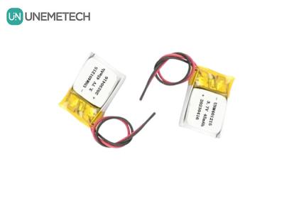 China Ultra Thin Lithium Polymer Battery 401215 3.7V 45mAh Li Po Battery for GPS Tracker for sale